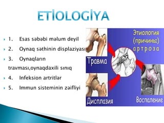 Deformasi̇yaedi̇ci̇ osteoartroz | PPTX