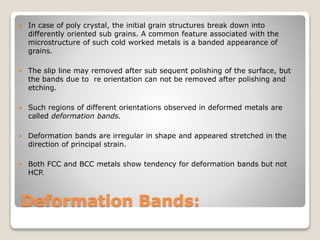 Deformation and kink bads | PPT