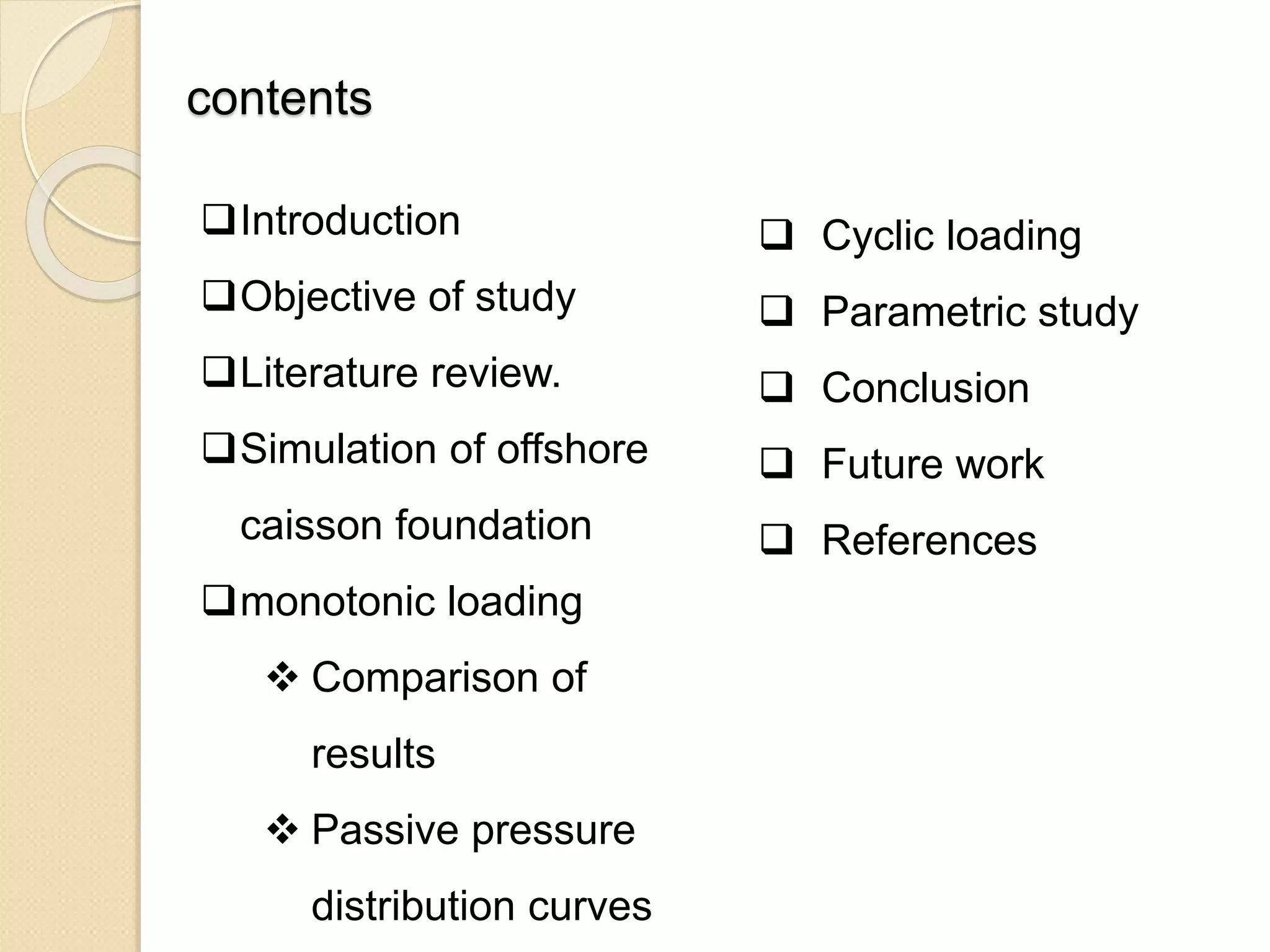 Deformation Behaviour Of Suction Caisson Foundationsppt Civil