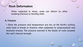DEFORMATION OF ROCKS and the processes in its changes in structure ...