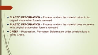 Deformation of Solid | PDF