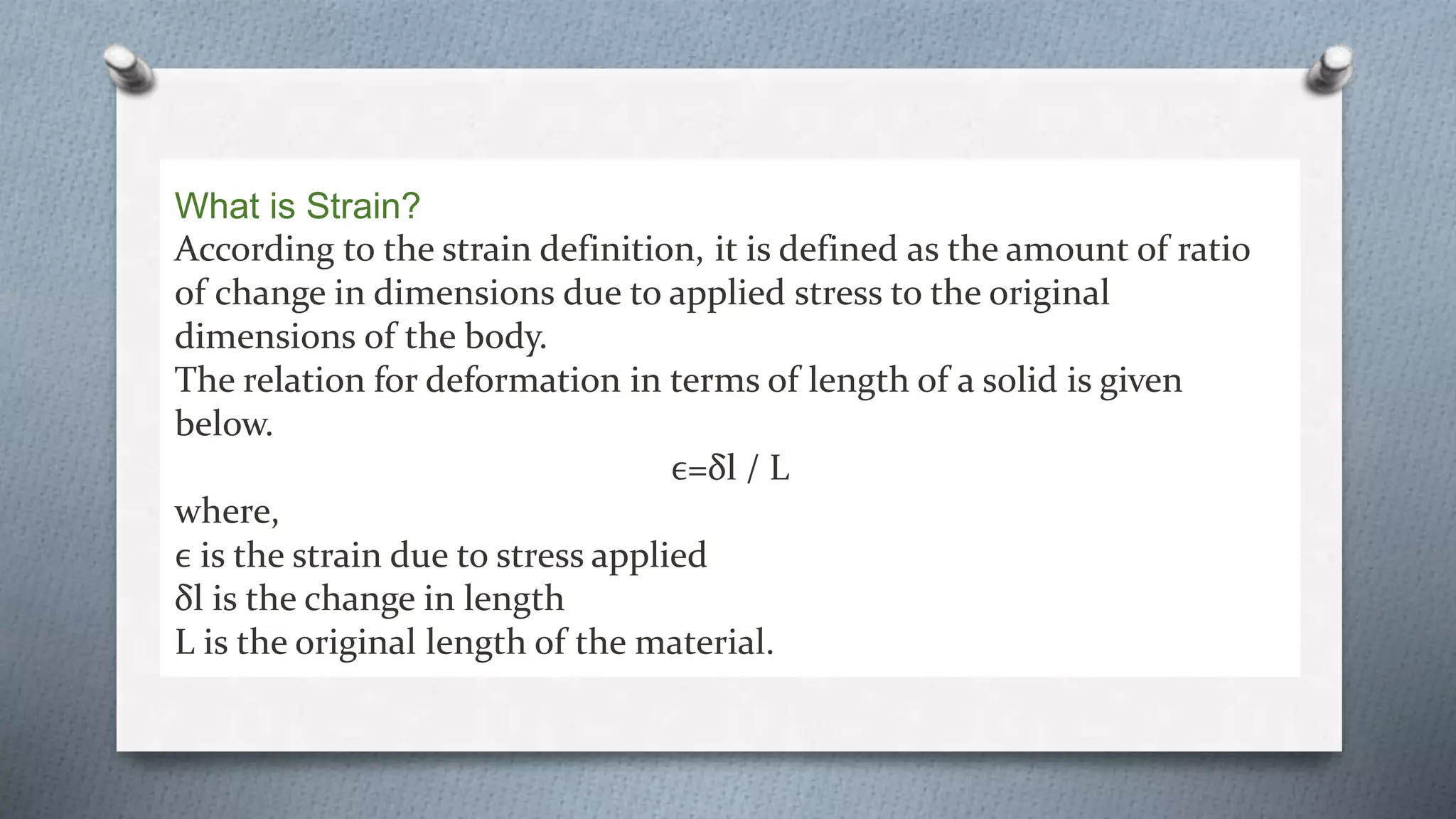 Deformation of solid | PPTX
