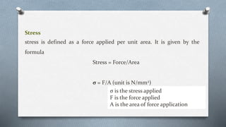 Deformation of solid | PPTX