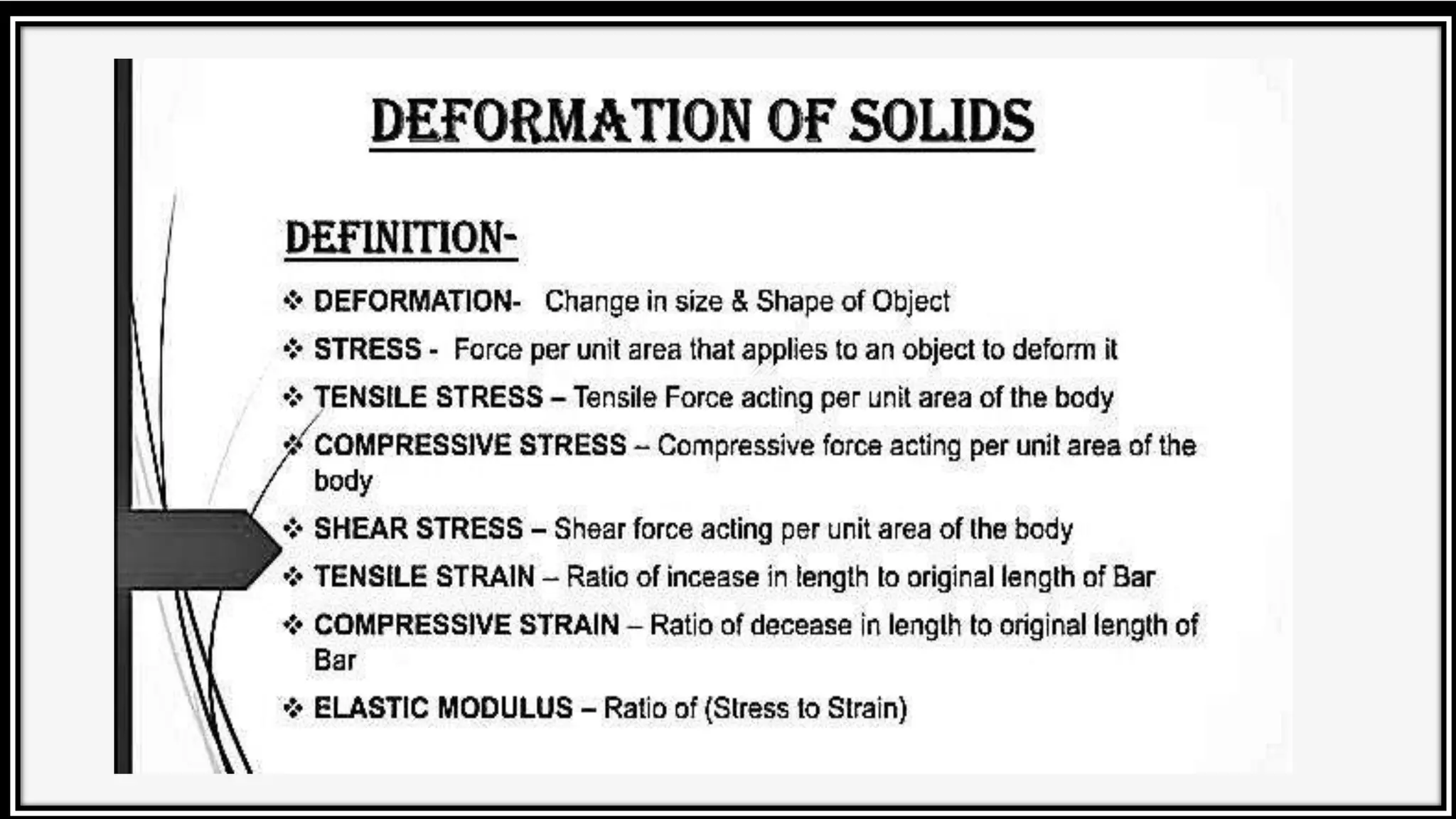 Deformation Of Solids Pptx