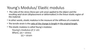 Deformation of solids Deformation of solids Deformation of solids | PPTX