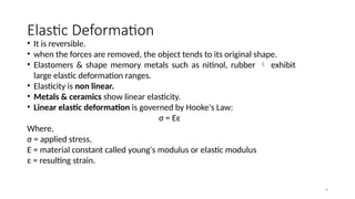 Deformation of solids Deformation of solids Deformation of solids | PPTX