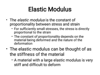 Deformation of solids (Physical Pharmaceutics) | PDF