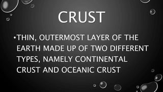 Deformation of the earth's crust | PPTX
