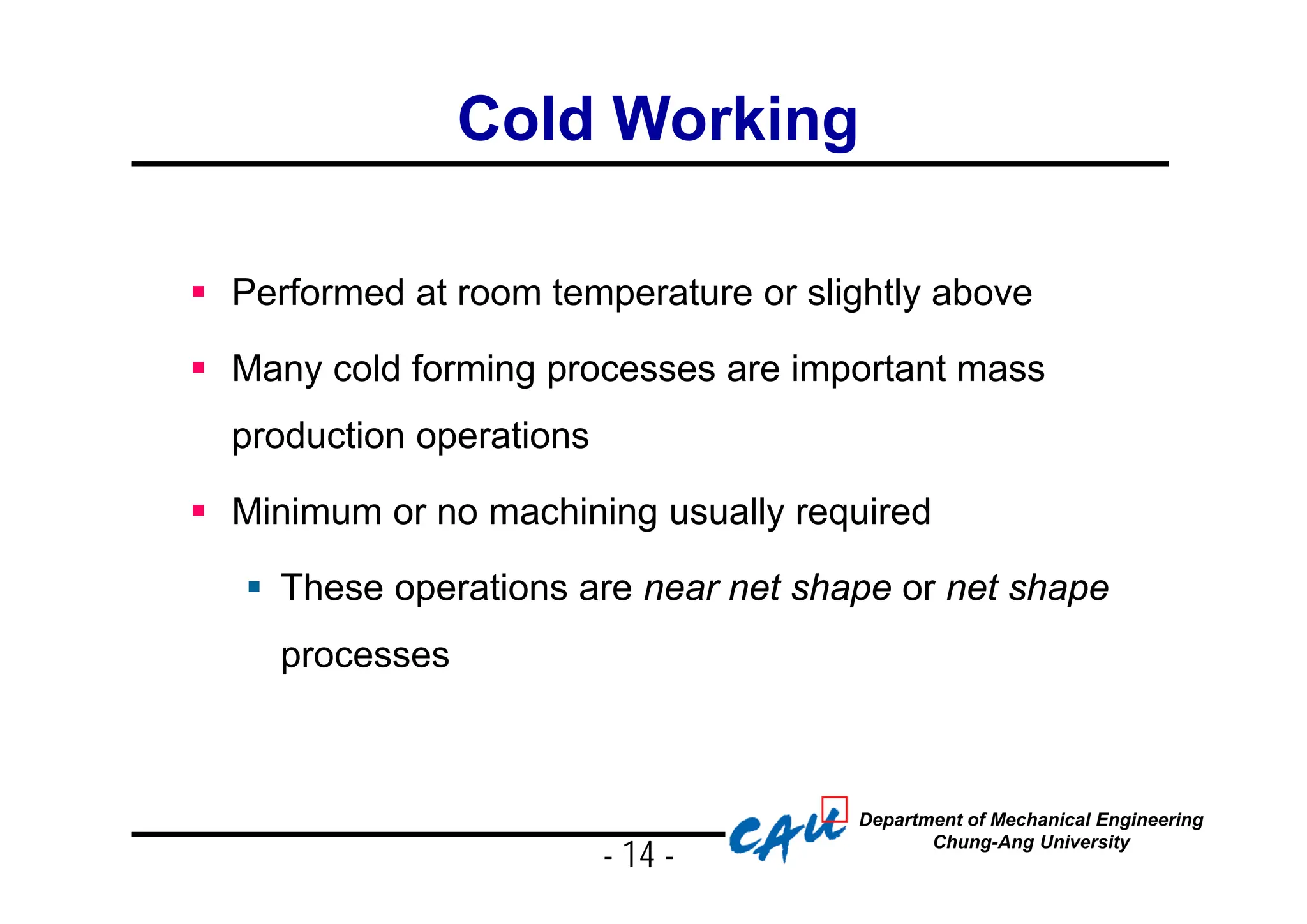 Cold Forging Process for Manufacturing a High-Strength One-Body Input ...