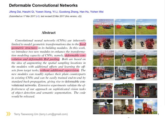 Deformable Convolutional Network (2017) | PDF
