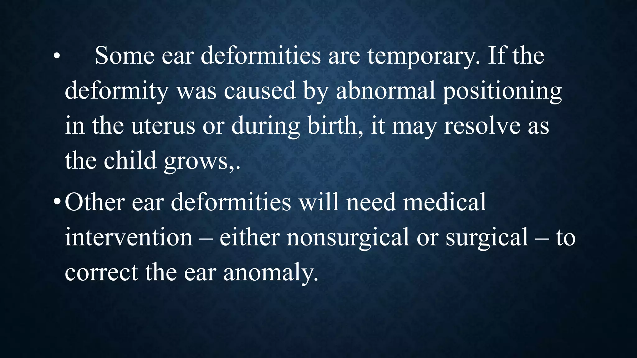 Deformities of ear | PPTX