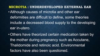 Deformities of ear | PPTX