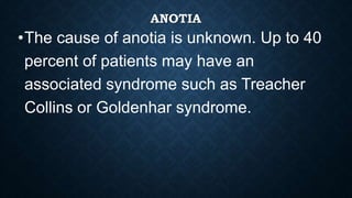 Deformities of ear | PPTX