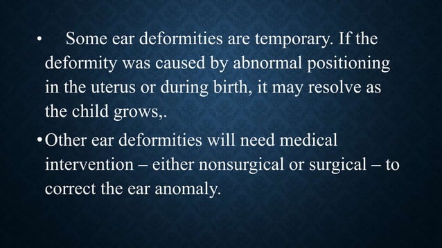 Deformities of ear | PPTX