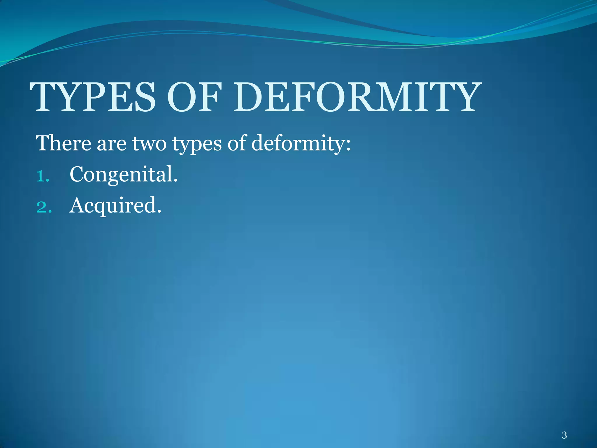Deformities Of Human Body | PPTX