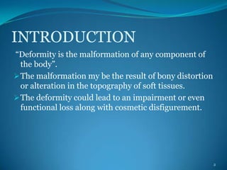 Deformities of human body pps | PPSX