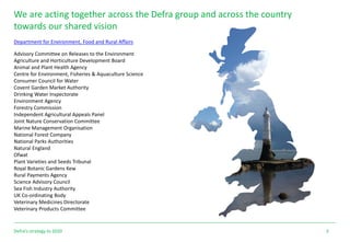 Defra strategy: creating a great place for living | PDF