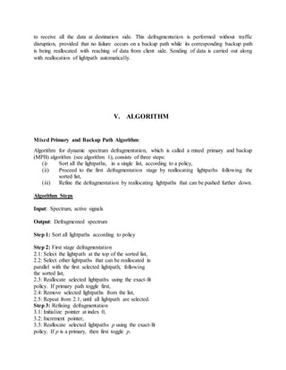 Dynamic fragmentation using path exchange scheme in EON | PDF