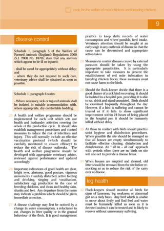 Defra meat chickens breeding welfare code standard | PDF