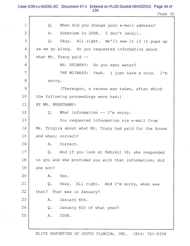 Andrew Defrancesco Deposition Transcript
