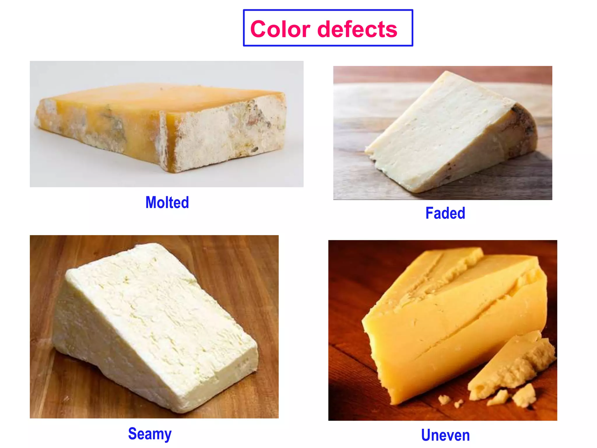 Defrects of cheddar cheese | PPTX