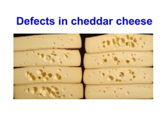 Defrects of cheddar cheese | PPTX