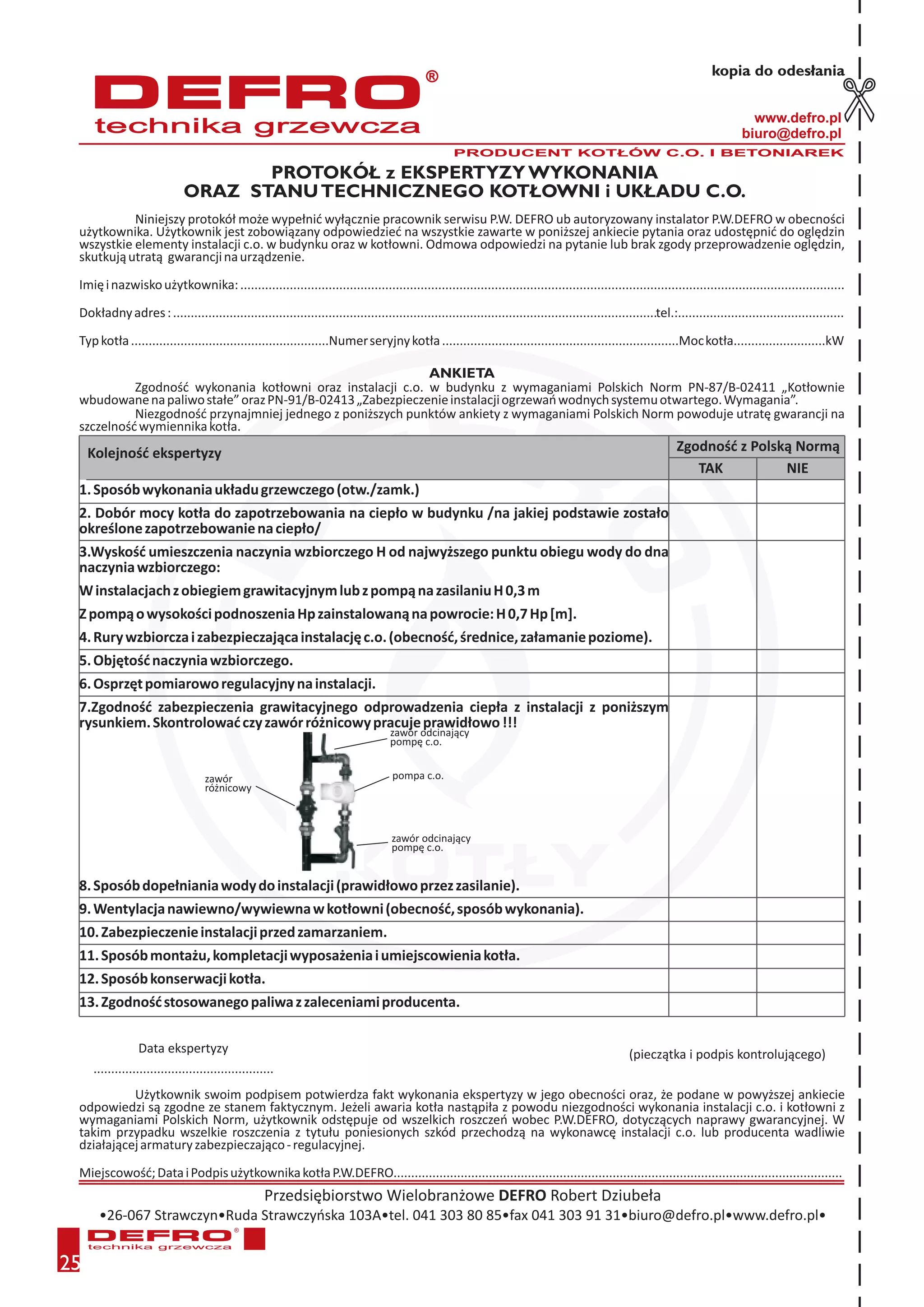 DEFRO DUO PELLET - Instrukcja obsługi kotła | PDF