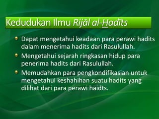 Slide Ilmu Riaj al hadits | PPTX