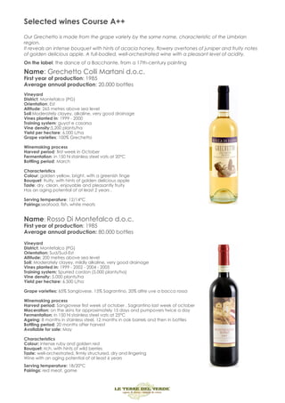 5 nights Sample culinary tour in Le Terre del Verde B2B service | PDF