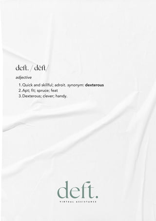 deft. 2024 pricing guide for onboarding | PDF