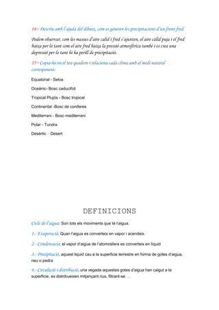 Ejercicis Geografia Tema 1 | DOCX