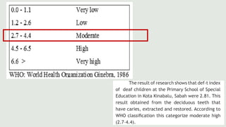 deft INDEX karies gigi desidui pada anak.pptx