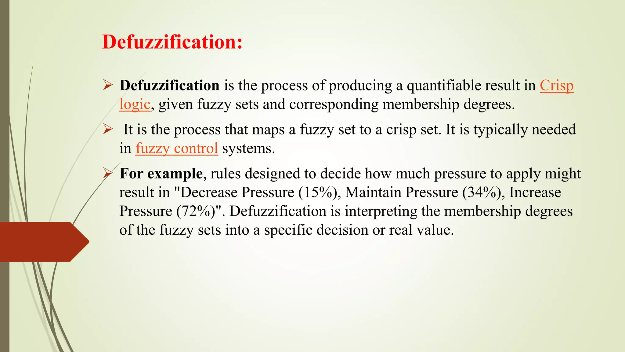 Defuzzification | PPTX | Computing | Technology & Computing