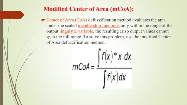 Defuzzification | PPTX | Computing | Technology & Computing