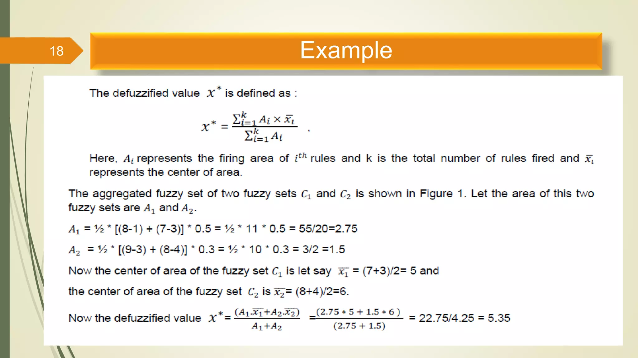 Defuzzification | PPTX | Science