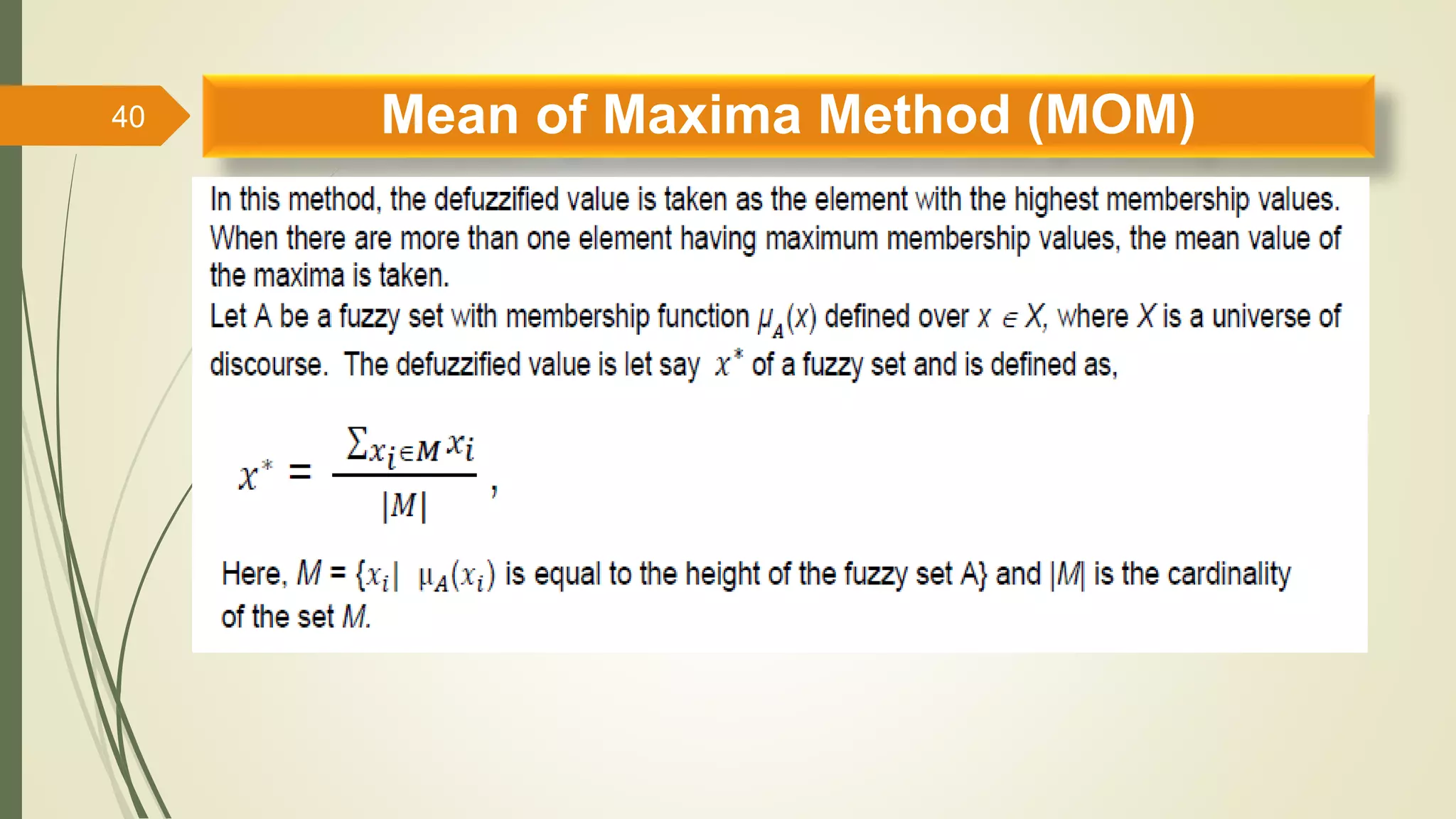 Defuzzification | PPTX