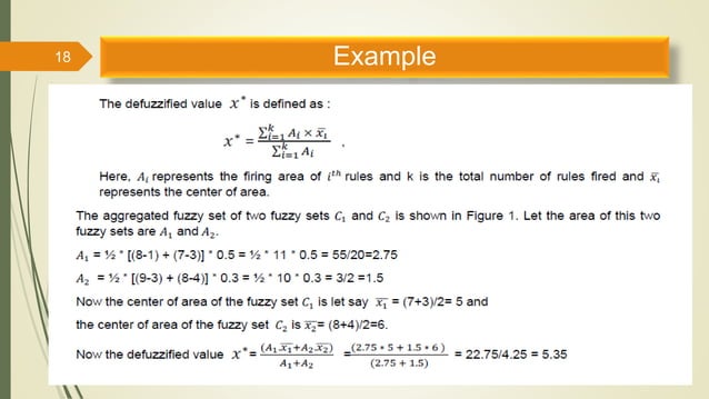Defuzzification | PPTX | Science