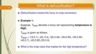 Defuzzification | PPTX