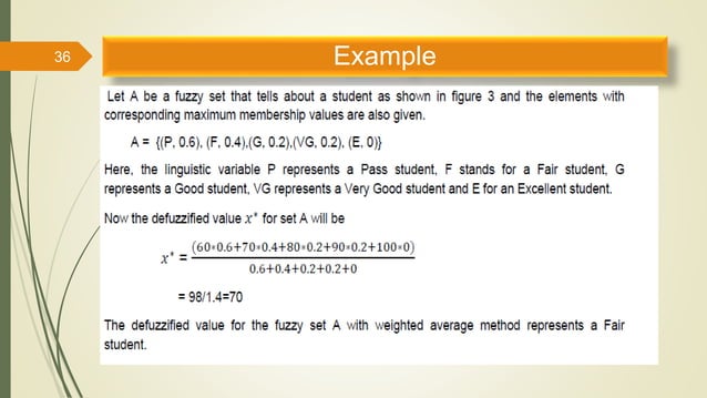Defuzzification | PPTX | Science