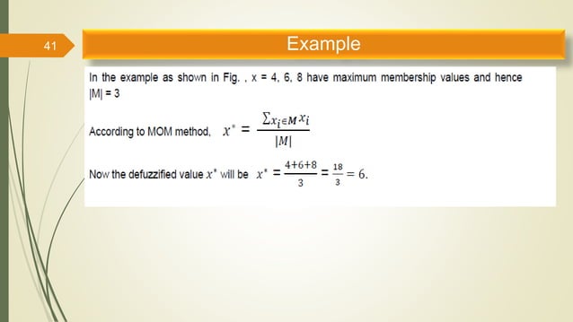Defuzzification | PPTX | Science