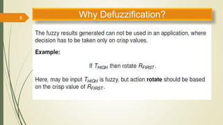 Defuzzification | PPTX