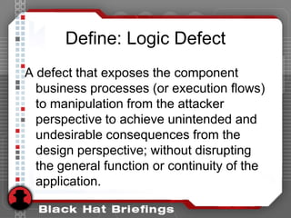 Defying Logic - Business Logic Testing with Automation | PDF | Computer ...