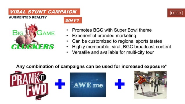 Defy proposal bgc, matt erickson | PPT