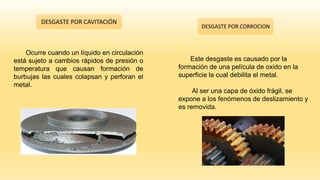 Degaste en materiales y corrosion | PPTX