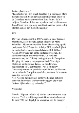 De frappante gelijkenissen tussen Optima en Ascona | PDF