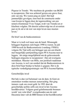 De frappante gelijkenissen tussen Optima en Ascona | PDF