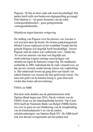 De frappante gelijkenissen tussen Optima en Ascona | PDF