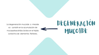Degeneración e Infiltración.pdf diapositivas | PDF