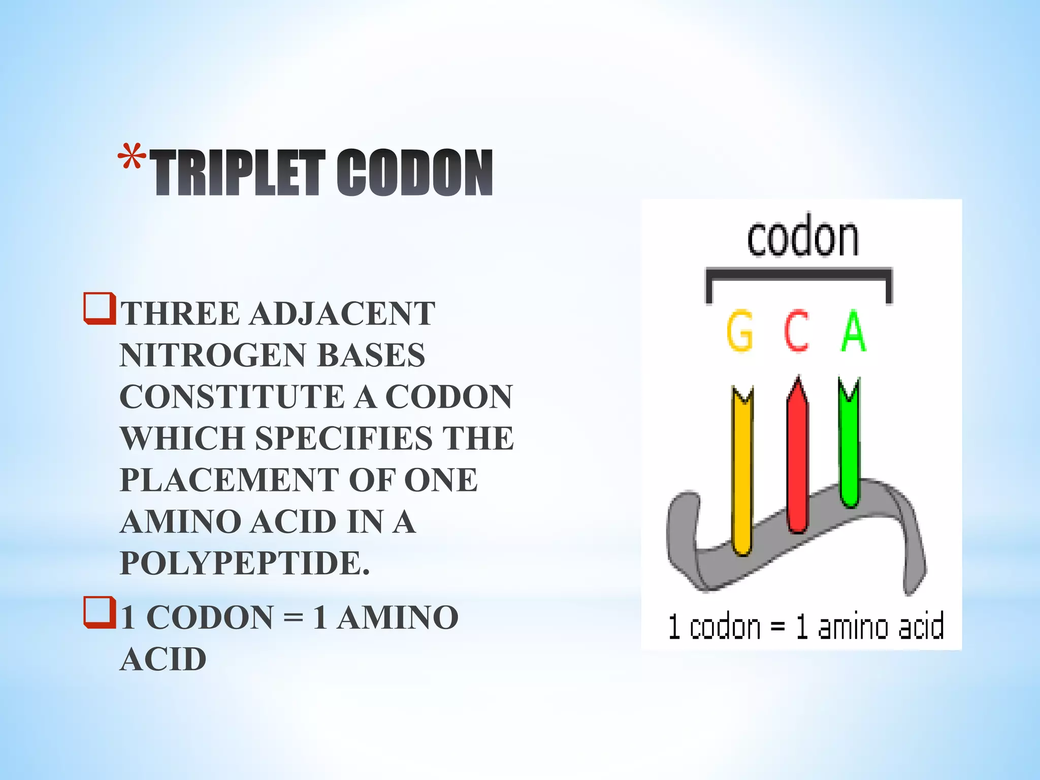 Degeneracy in genetic code | PPTX