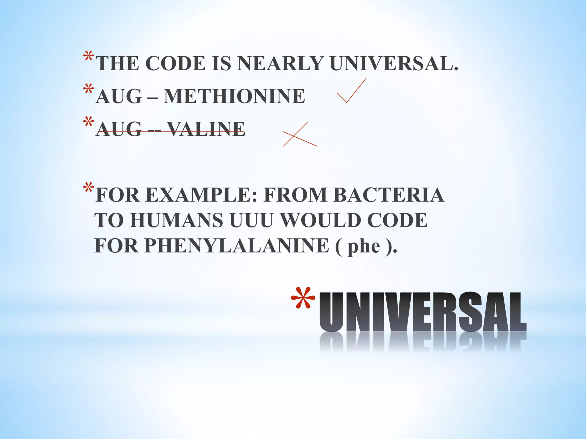 Degeneracy in genetic code | PPTX